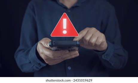 System Warning Error Popup Maintenance Showing Stock Photo Shutterstock