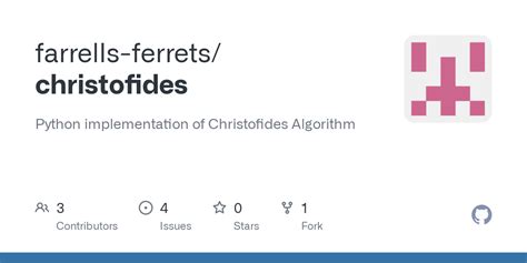 Github Farrells Ferretschristofides Python Implementation Of Christofides Algorithm