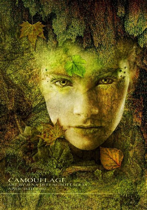 Camouflage Art Digital Artist Postcard