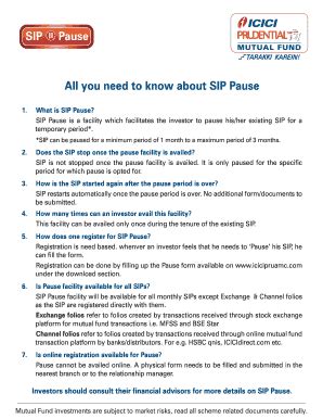 Fillable Online All You Need To Know About SIP Pause Fax Email Print PdfFiller