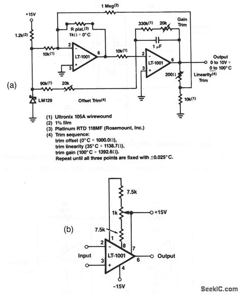 Thermometer Circuit Page 8 Meter Counter Circuits Next Gr