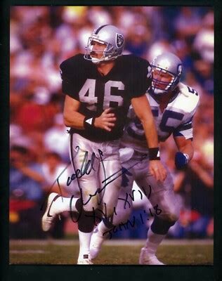 Todd Christensen Signed Autographed 8 X 10 Photo Oakland Raiders Goldin Ebay