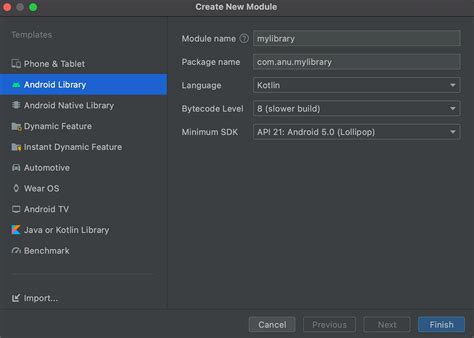 Create An Android Library Aar Steps To Create An Android Library