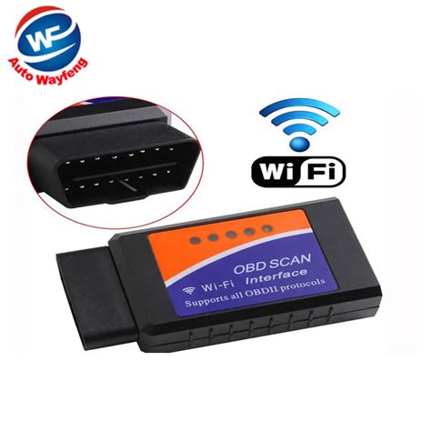 Factory Price Wireless ELM WiFi OBD For Android Car DVD WiFi ELM OBD II Scanner Free