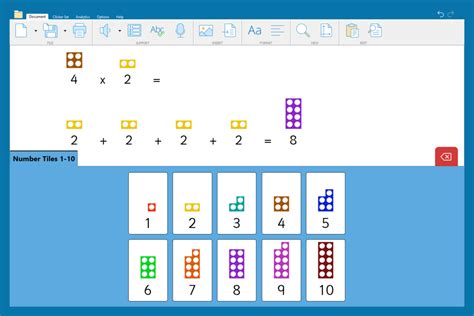 Calculating With Number Tiles And Clicker Crick Software Us