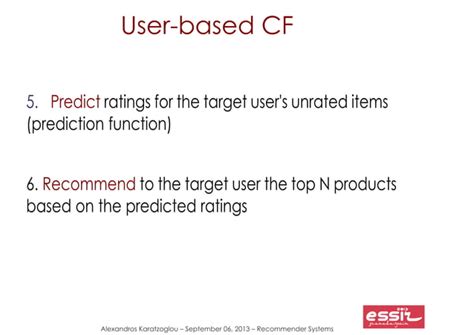 Essir 2013 Recommender Systems Tutorial Ppt