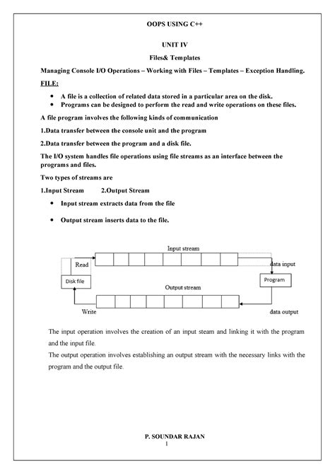 Unit Iv Lecture Notes For Ii Bcom Ca Unit Iv Filesand Templates
