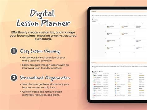 Notion For Teachers Templates Notion Lesson Planner