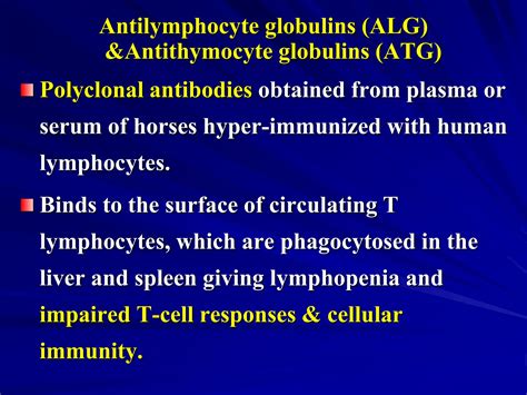 Immunosuppressant Drugs Powerpoint Presentation Ppt