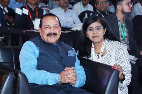 With Honble Minister Jitendra Singh During National Psu Summit And Awards 2024 At The Lalit
