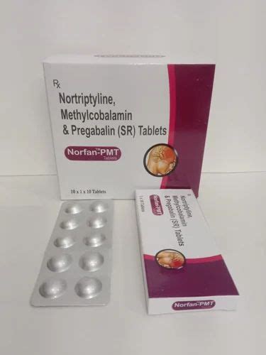 Mecobalamin Nortriptyline Pregabalin Tablet 1 X 10 At ₹ 1800 Box In Panchkula