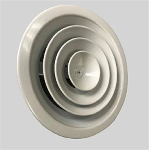 Swirl Powder Coated Round Ceiling Diffuser For Industrial Shape Circular Round At 1000