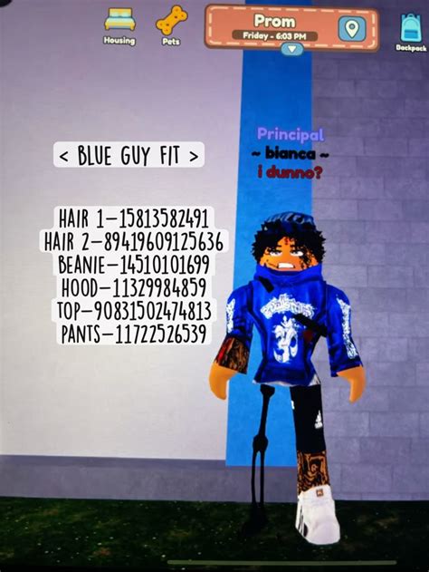 Follow My Roblox And Pin Acc In Bio For More Codes Xx Bayside High School Guys Fits Coding