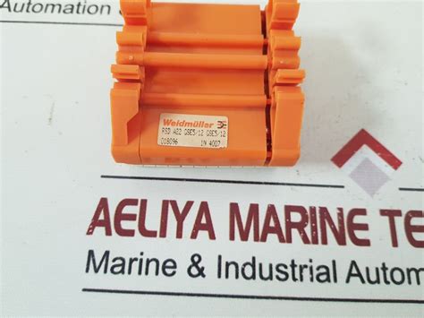 Weidmuller Rsd A22 Gse5 12 Terminal Block Aeliya Marine Tech