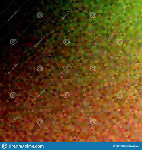 Polygonal Abstract Tiled Triangle Background Vector Graphic Design With Regular Triangles