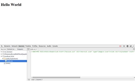 Nodejs Expressjs 4 Serving Css File With Html In It Instead Of The