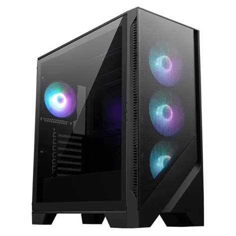 Msi Mag Forge 321r Airflow Tempered Glass Mid Tower Atx Case Mag