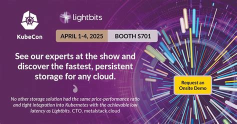 kubecon cloudnativecon kubernetes lightbits kubeconeu… lightbits