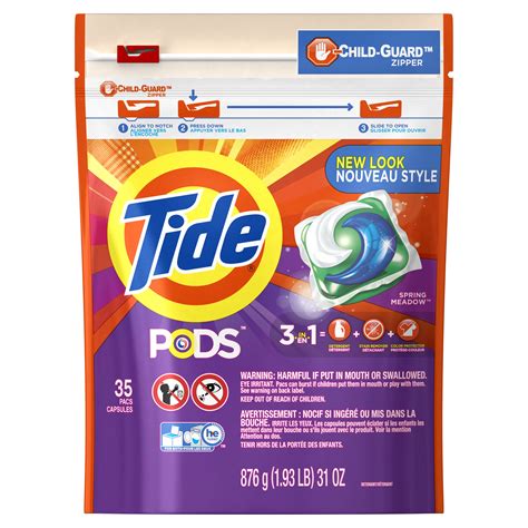 Tide Pods Spring Meadow Scent He Turbo Laundry Detergent Pacs 35 Count