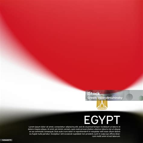 이집트 국기 배경 이집트 국기의 색상에 흐린 패턴 비즈니스 소책자 국가 배너 이집트의 포스터 국가 애국 덮개 전단지 벡터 템플릿 디자인 이집트 국기에 대한 스톡 벡터 아트