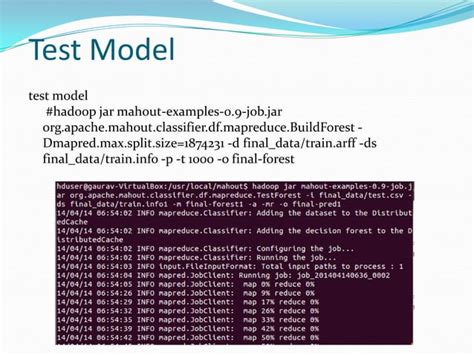 Random Forest Using Apache Mahout Ppt
