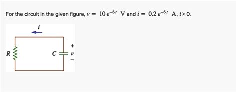 solved determine the time constant the time constant is s for the