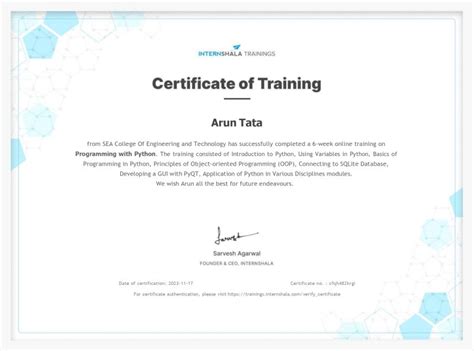 arun tata on linkedin internshalatrainings python programming oop