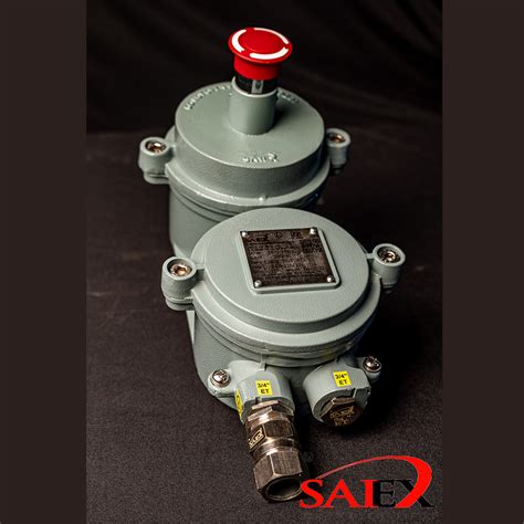 Flameproof Emergency Stop Button Control Station Saiex Flameproof