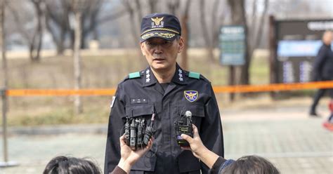 의사집회 대응 방침 발표하는 조지호 서울경찰청장