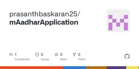 Github Prasanthbaskaran Maadharapplication