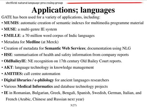 Ppt Gate A General Architecture For Text Engineering Gate Ac Uk Nlp Shef Ac Uk Powerpoint