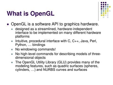 PPT Introduction To OpenGL Programming PowerPoint Presentation Free Download ID 4149865