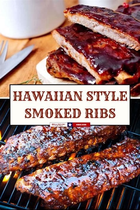 Hawaiian Style Smoked Ribs