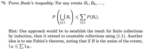 Measure Theory Boole S Inequality Proof Mathematics Stack Exchange