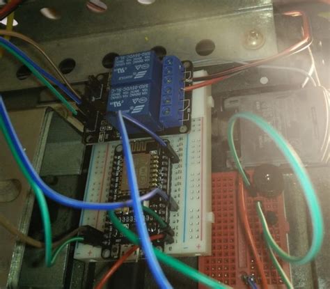 Picture Of Esp8266 Nodemcu Relay Wifi Garage Door Opener Auto