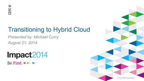 Transitioning To Hybrid Cloud Pptx