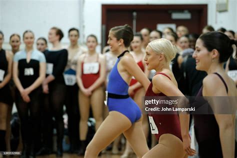 Dancers Audition During 2022 Radio City Rockettes Auditions At Radio