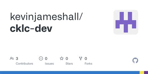 Github Kevinjameshallcklc Dev