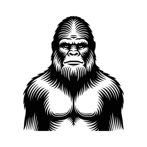 Bigfoot Face Vector Art Icons And Graphics For Free Download