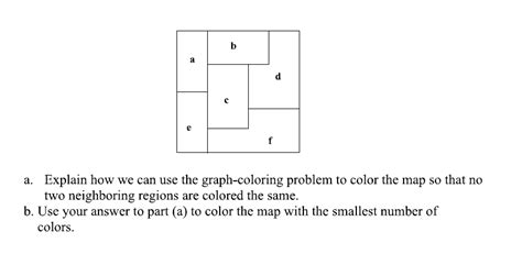 Solved Consider The Following Map A Explain How We Can