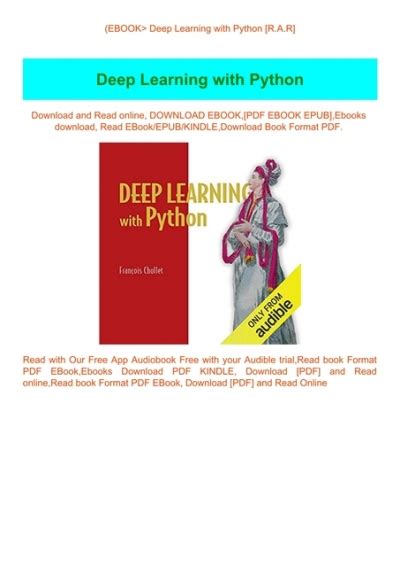 EBOOK Deep Learning With Python R A R