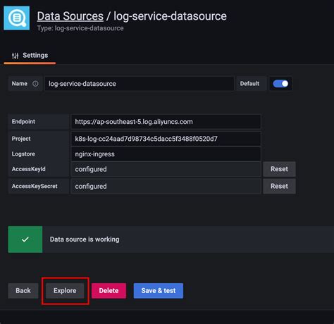 Langkah Langkah Menambahkan Alibaba Cloud Log Service Di Grafana Self