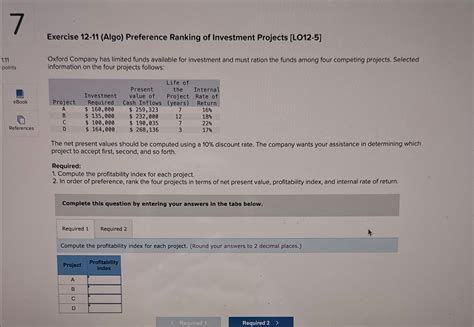 solved exercise 12 11 algo ﻿preference ranking of