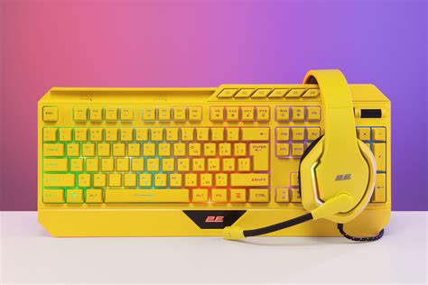 2e Gaming Keyboard Kg315 Rgb Yellow 2e Gaming