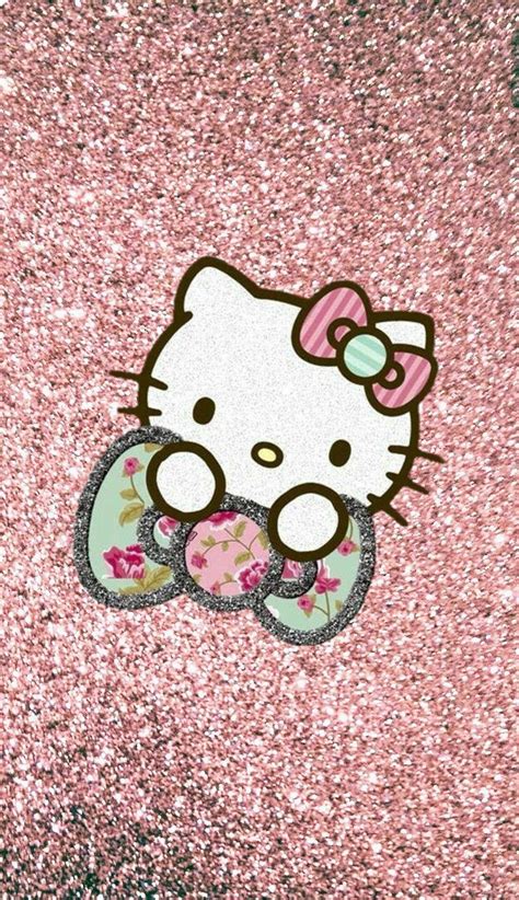 Hello Kitty Glitter Wallpapers Top Free Hello Kitty Glitter Backgrounds Wallpaperaccess