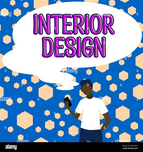 Handwriting Text Interior Design Business Showcase The Art Of Designing The Interior Decoration