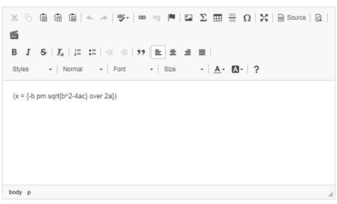 Javascript How To Correct Display Formula In Ckeditor When Edit
