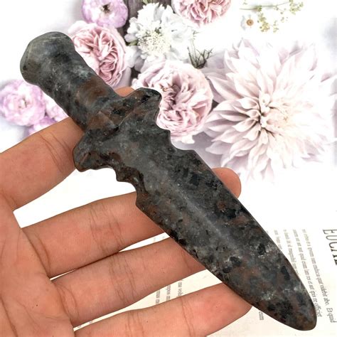 58 Natural Yooperlite Quartz Knife Skullcrystal Quartzcrystal