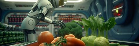 Premium Ai Image Futuristic Bot Exploring Agriculture In Other