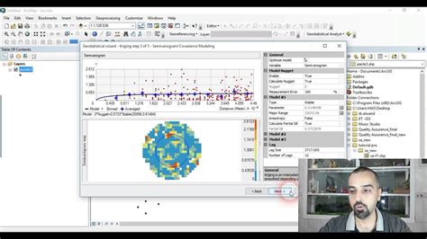 Kriging Interpolation Using Arcmap 10 0 Youtube